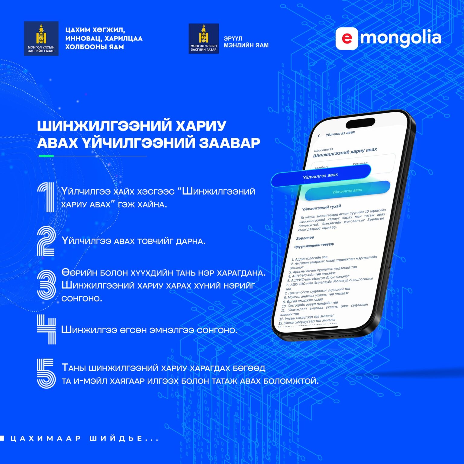 Эрүүл мэндийн хөгжлийн төвийн лавлагаа шинэчлэгдлээ · E Mongolia Academy